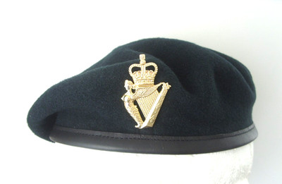 UDR - ULSTER DEFENCE REGT - OFFICER QUALITY BERET & CAP BADGE - SIZE ...