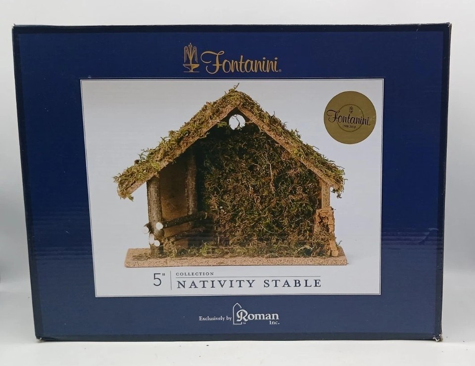 Fontanini by Roman Inc. Italian Nativity Stable 5" Stables Collection ...