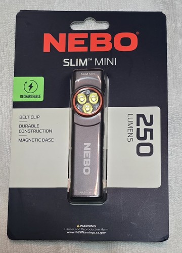 Nebo Slim Li-Ion Mini Rechargeable LED Flashlight 250 Lumens - NEB-FLT ...
