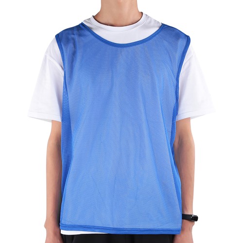 New (dark Blue)12 Pcs Outdoor Sports Vests Scrimmage Soccer Football ...