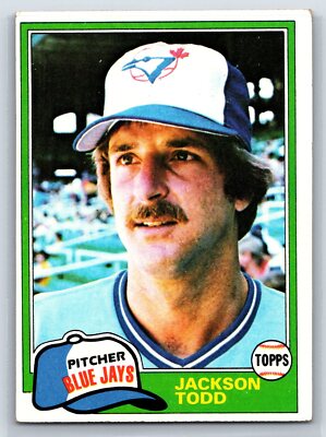 1981 Topps #142 Jackson Todd Toronto Blue Jays | eBay