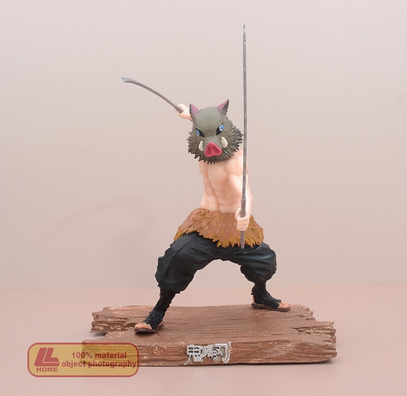 Anime DS Kimetsu no Yaiba Hashibira Inosuke Fighting PVC Figure Statue ...