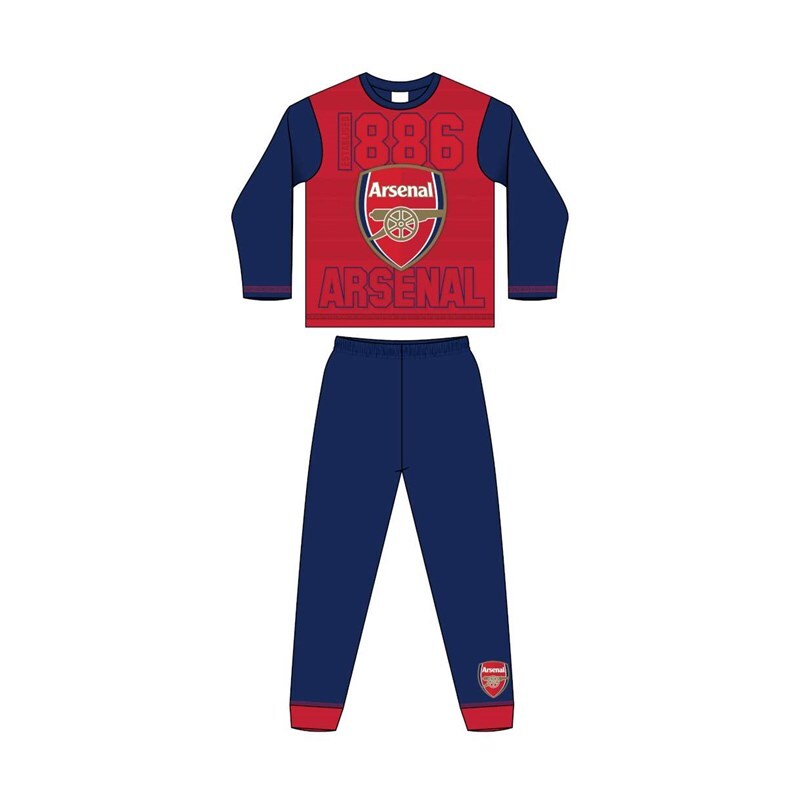 Official Arsenal FC Pyjamas Pajamas Pjs Boys Kids Children 5 6 8 10 12 ...