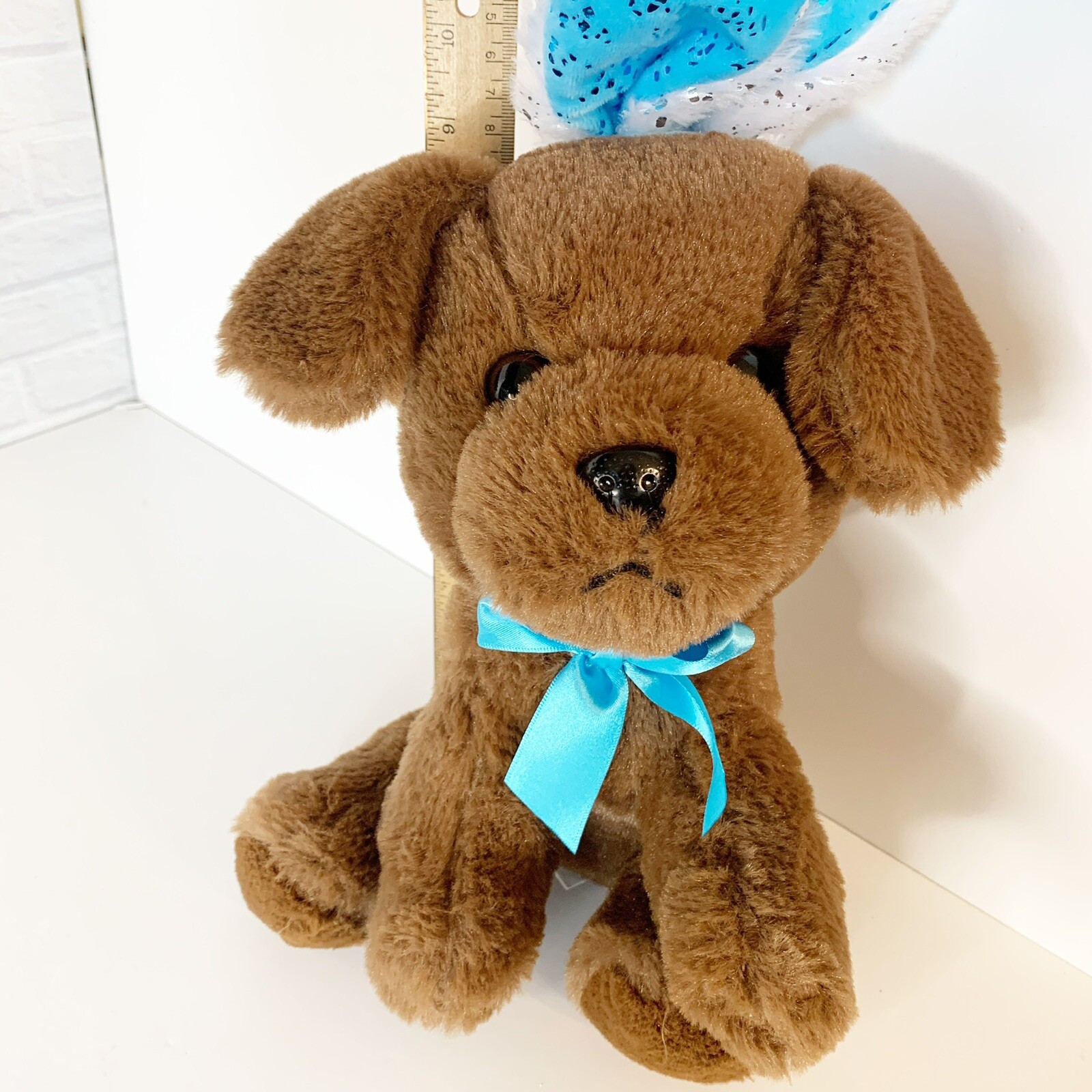 Hug Me Brown Puppy Dog Plush In Bunny Ears Walgreens Sitting Soft ...