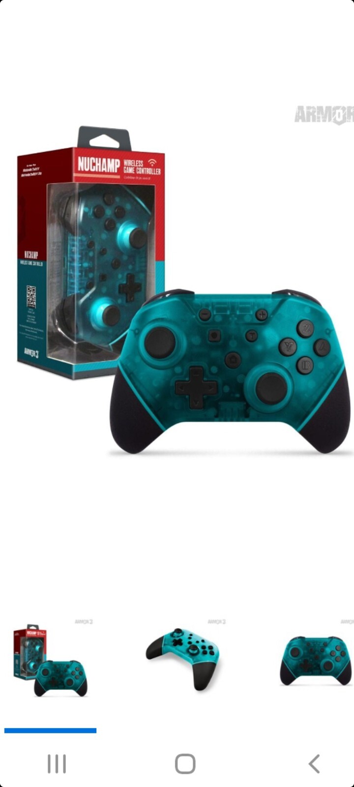 NuChamp Wireless Game Controller (Turquoise) - Nintendo Switch Lite | eBay