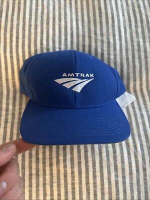 Amtrak Blue Baseball Hat Adjustable | eBay