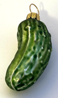 Glass Green Cornichon Pickle Christmas Tree Ornament 2" | eBay