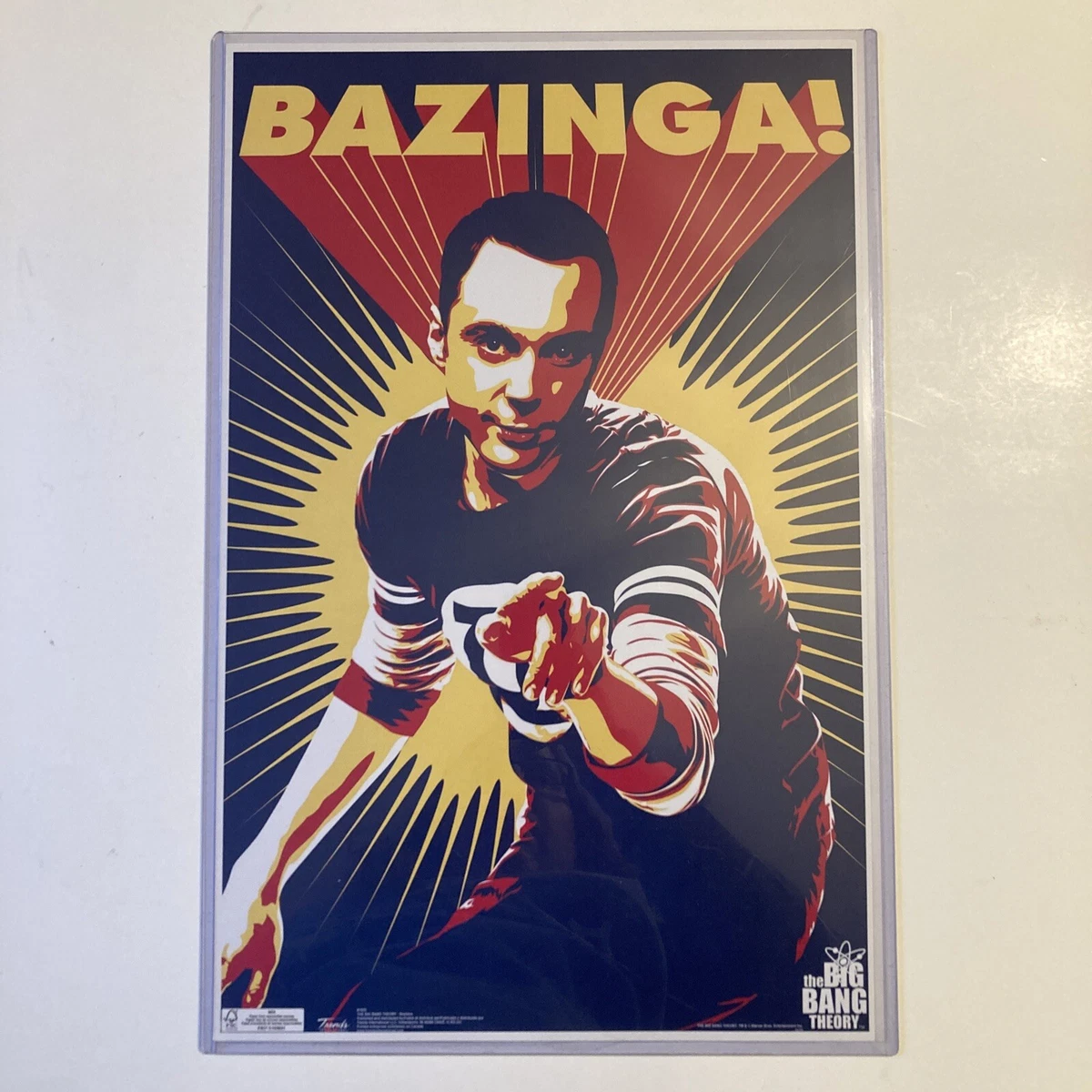 Sheldon Cooper Bazinga Poster