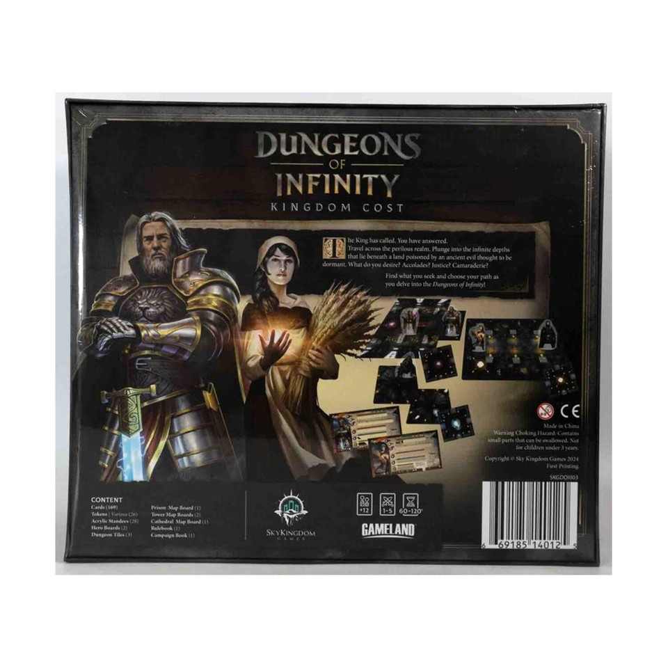 Infinity & More Board Game Dungeons of Infinity - Kingdom Cost Box NM | eBay