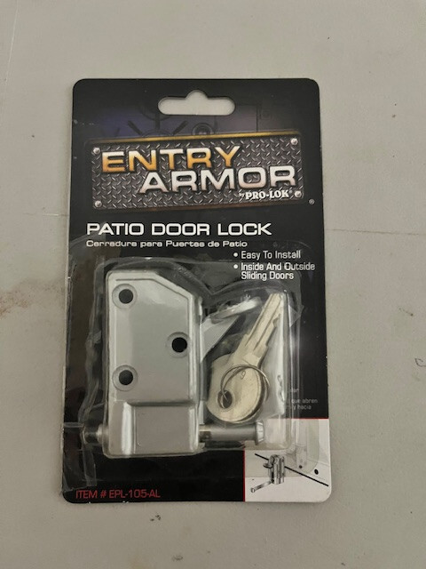 Entry Armor Patio Door Lock | eBay