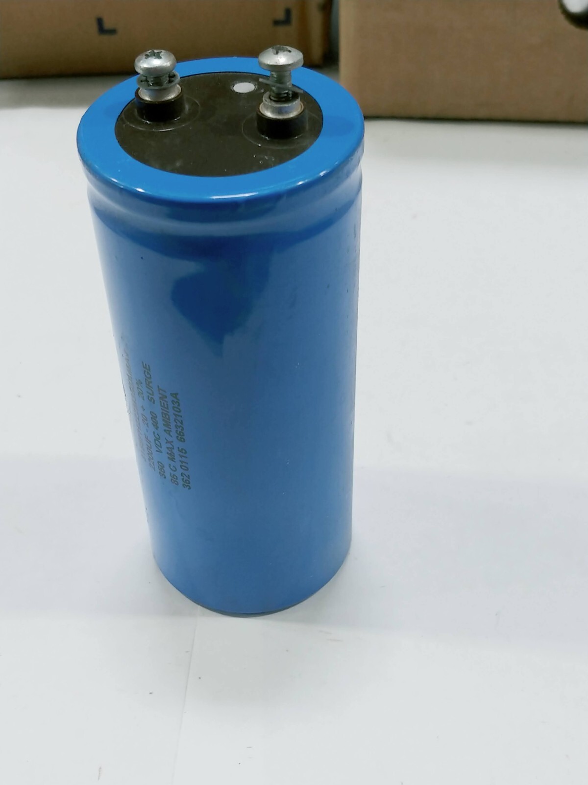 2,200 uF mfd BC Capacitor 350V DC Large Can Electrolytic Aluminum ...