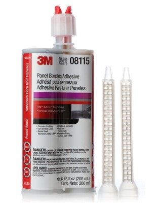 3M 08115 Panel Bonding Adhesive 200mL Two-Part Epoxy Cartridge OEM Auto ...
