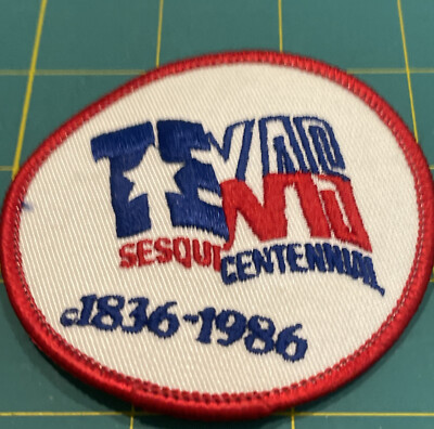 Texas Sesqui Centennial 1836-1986 Patch | eBay