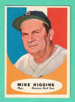 (1) MIKE HIGGINS 1961 TOPPS # 221 RED SOX MANAGER EX-MT CARD (H2166) | eBay