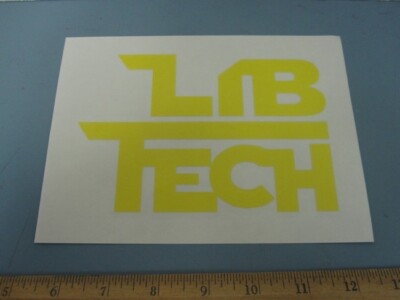 LIB TECH snowboard skateboard surf ski 2014 BIG LOGO DIE CUT STICKER #1 ...