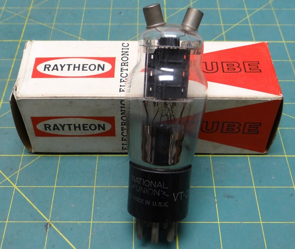 Raytheon National Union Vacuum Electronic Tube Twin Triode VT-224 | eBay