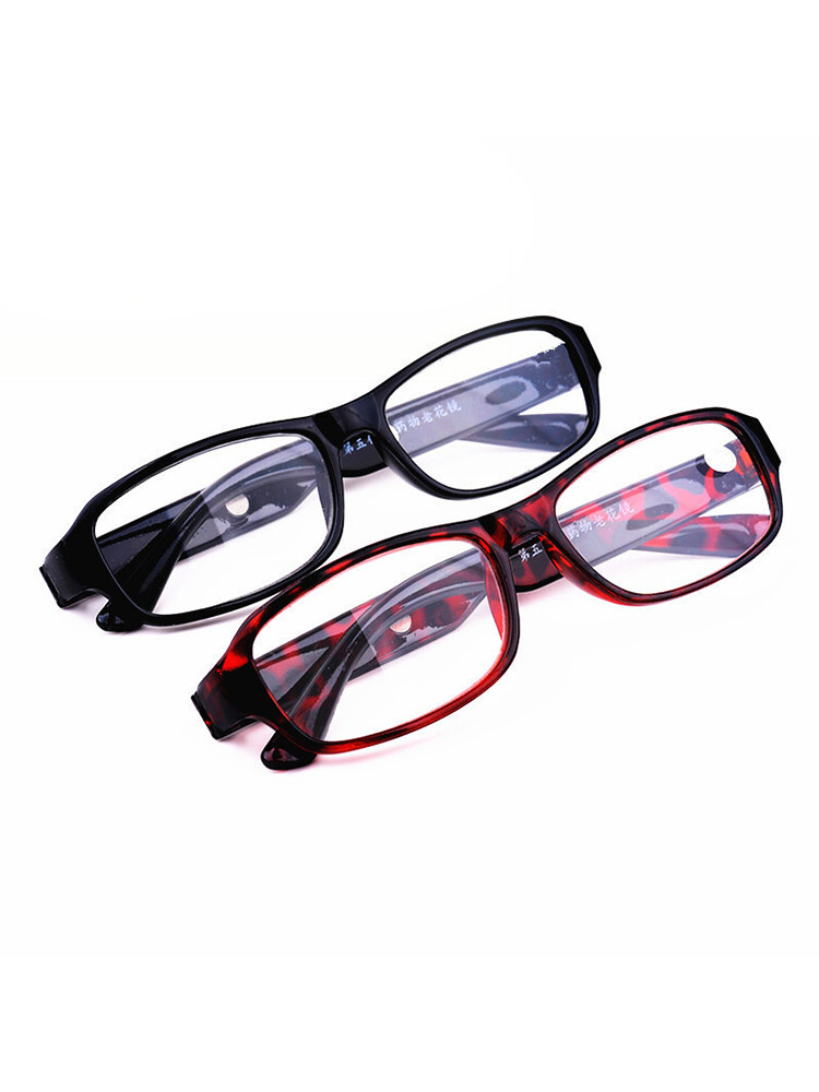 Reading Glasses +4.5 +5.0 +5.5 +6.0 Optical Lens Black/Red Plastic ...