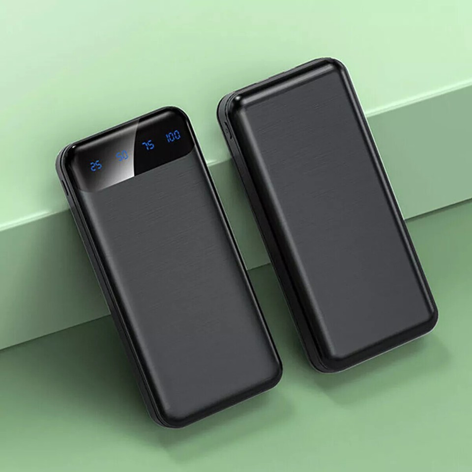 9000000mAh Power Bank Pack 2 USB External Battery Fast Charger for ...