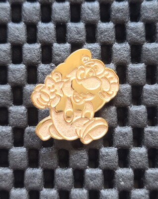 Vintage Nintendo Super Mario Bro 2 Employee Pin Badge Event Expo Rare ...