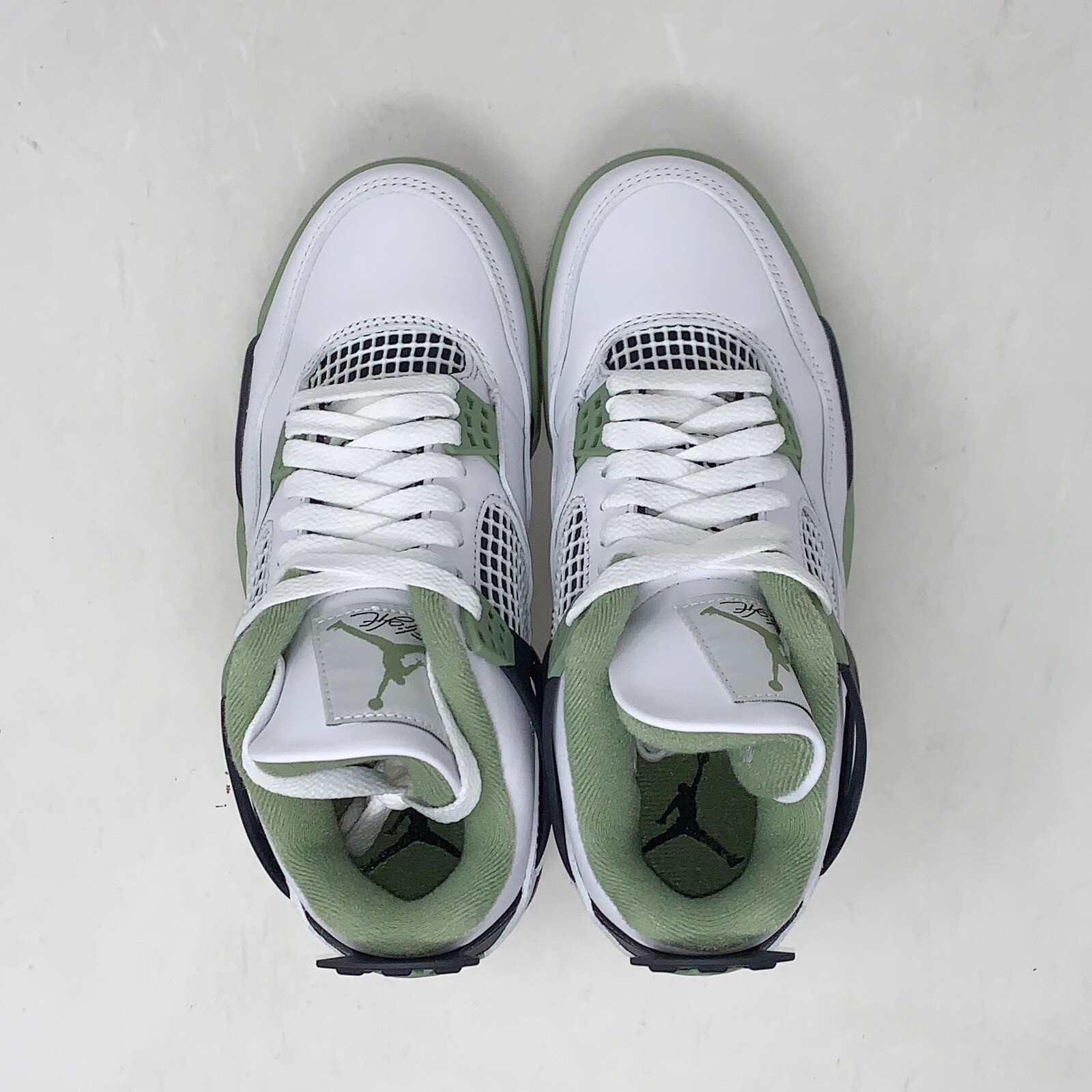 Air Jordan 4 'Seafoam Green' White Sneakers, Size 5.5 BNIB AQ9129-103 | eBay