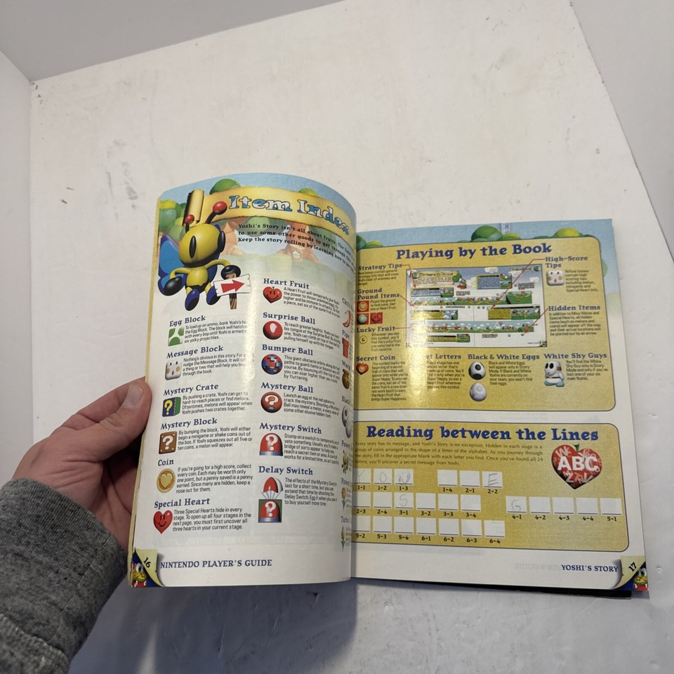 Nintendo Power N64 Yoshi's Story Official Strategy Guide w/ Pop-Up ...