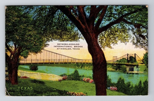 Hidalgo TX-Texas, Reynosa Hidalgo International Bridge Vintage c1948 ...