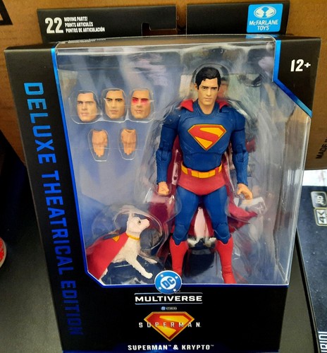 McFarlane Superman & Krypto Movie Deluxe Theatrical Edition MINT DC Multiverse | eBay