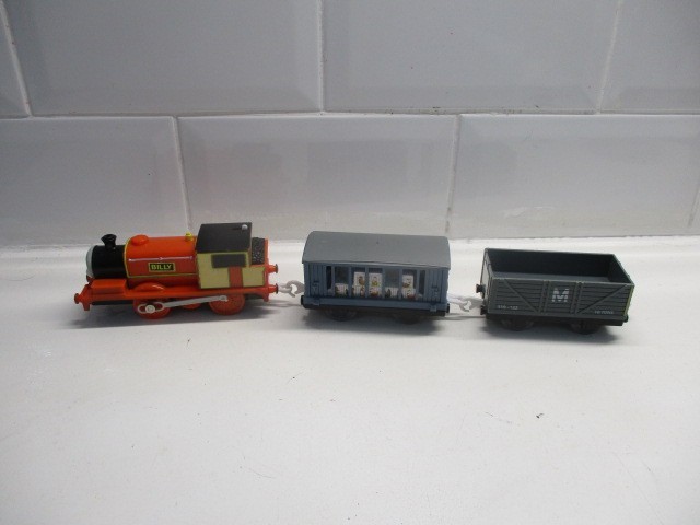 tomy trackmaster thomas the tank engine train billy & McColl's trucks ...