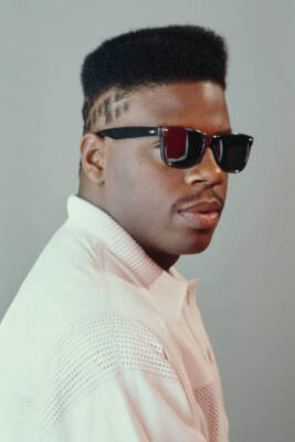 Rapper Schoolly D A Design Shaved Into His Hair 1985 Music OLD PHOTO 3 ...