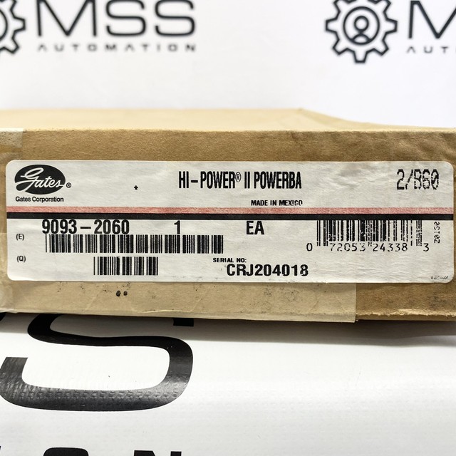 Gates 2/B60 Hi-Power II PowerBand V-Belt B Section 1-5/16" Overall ...