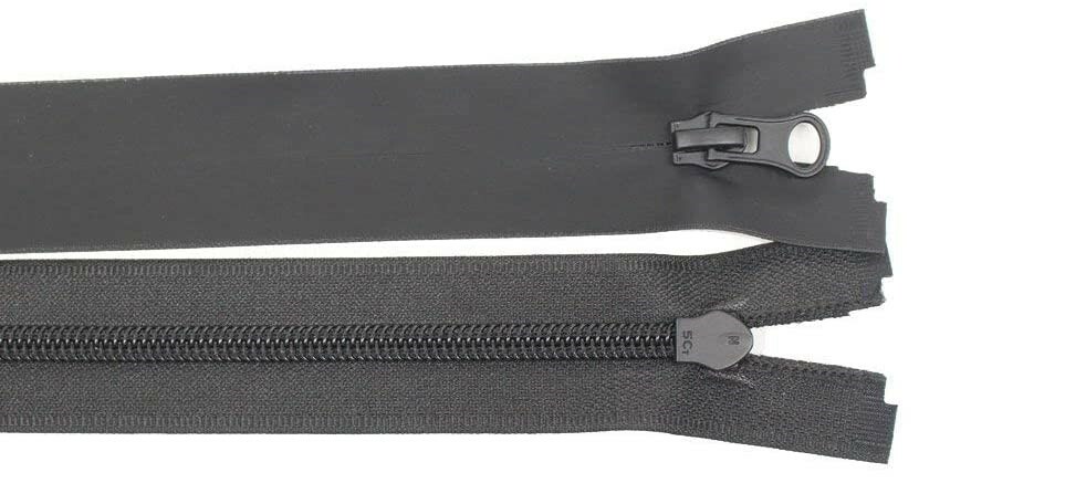 Waterproof nylon zip zipper CLOSED END Zips Black, Navy Blue, Grey 18 ...