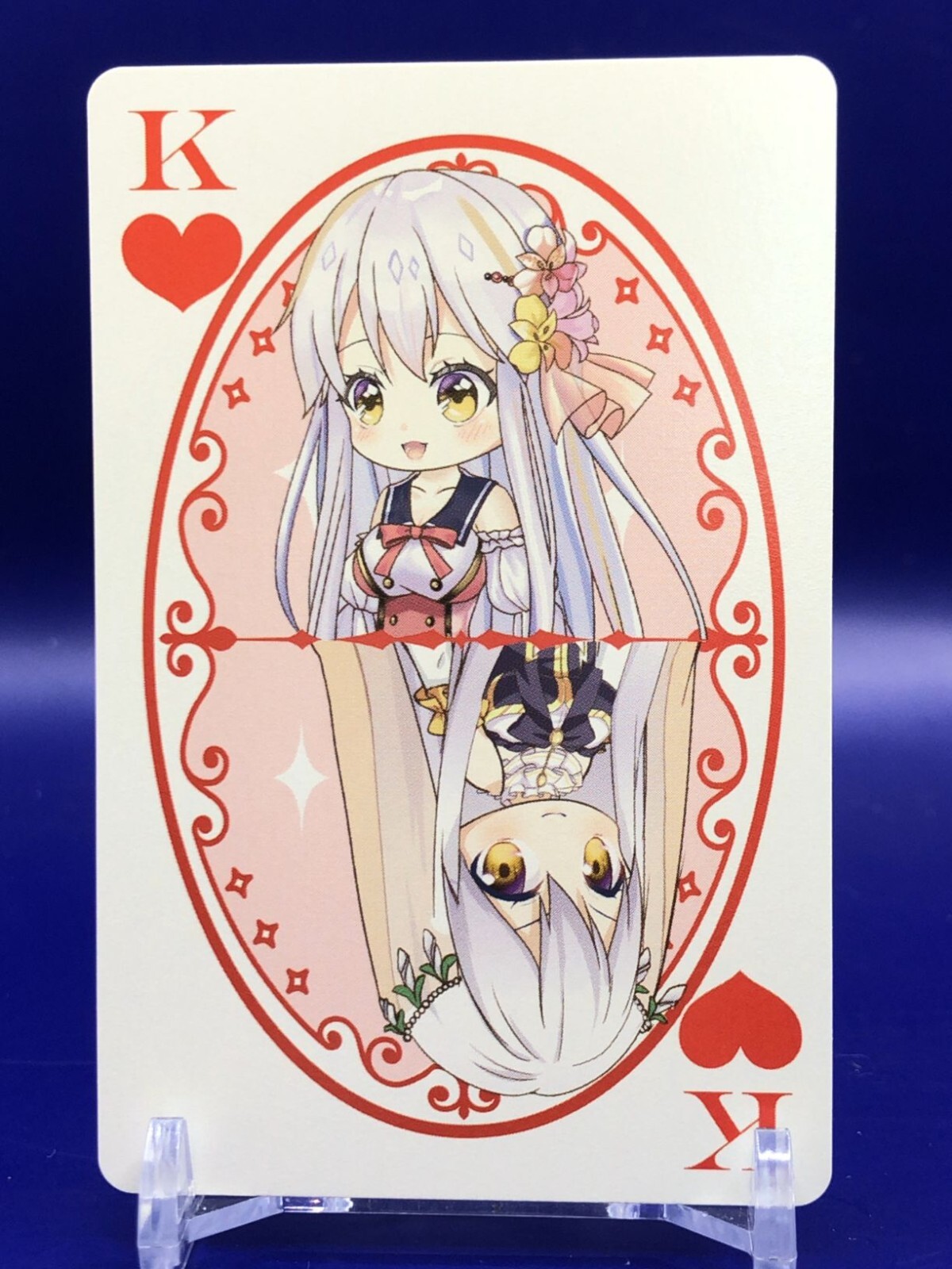 Alstroemeria Flower Knight Girl Playing Cards DMM Games Japanese Heart ...