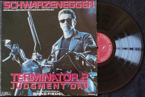 TERMINATOR 2 " ORIGINAL SOUNDTRACK " 1991 LP BRAD FIEDEL ARNOLD ...