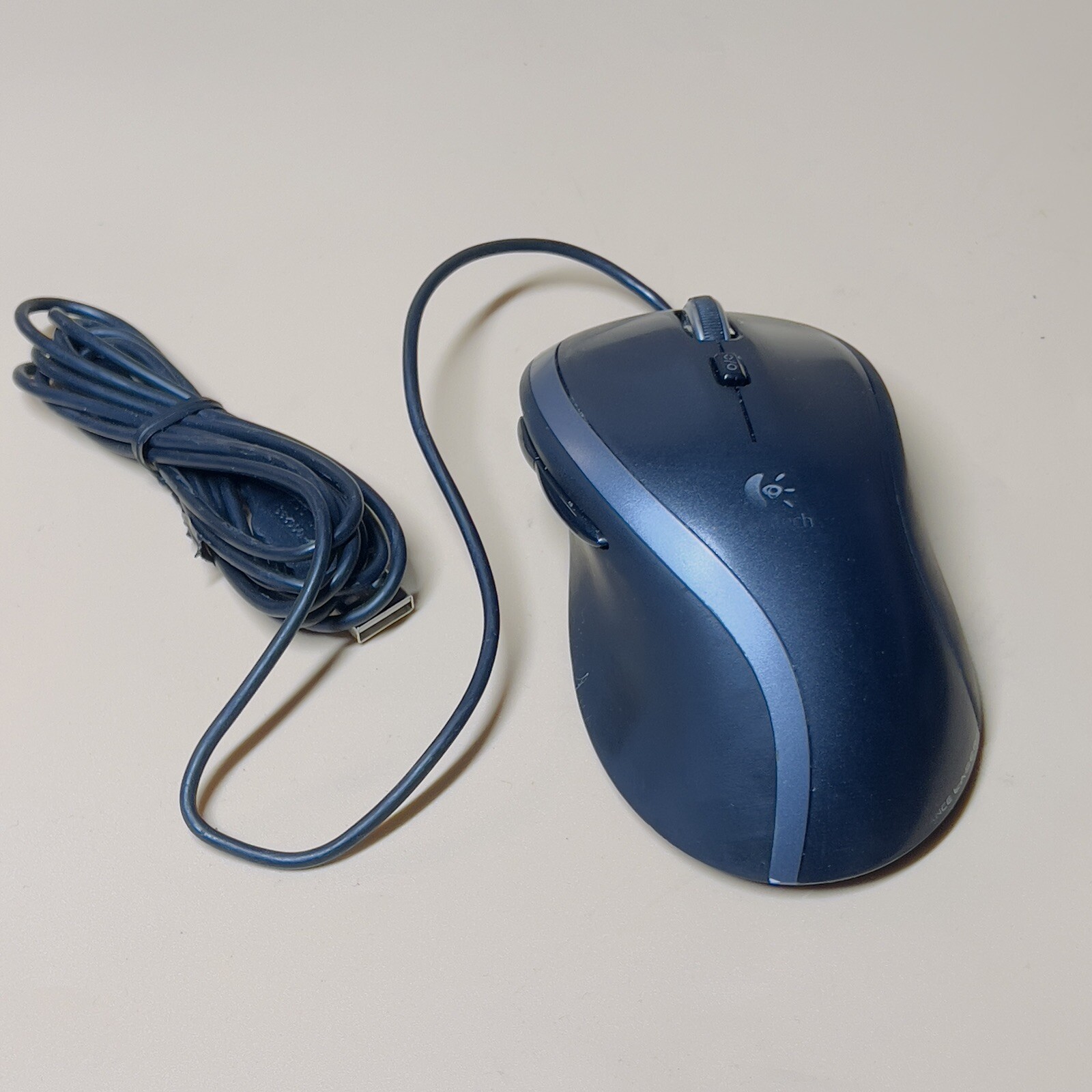 Logitech M500 Advanced USB Optical Mouse 7 Button HyperFast Scroll M ...