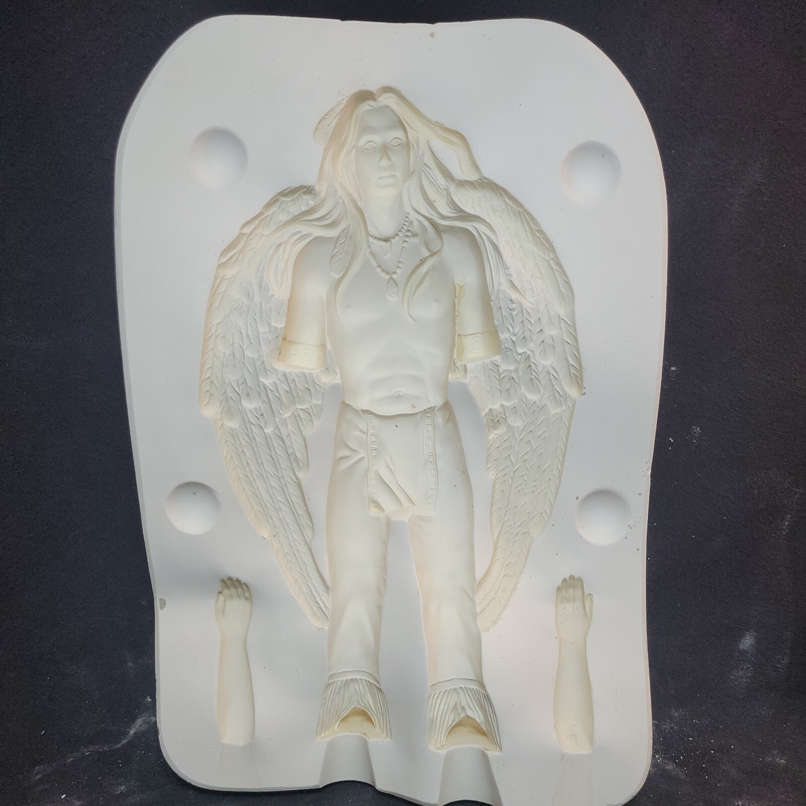 Kimple 2885 Ceramic Slip Mold Male Indian Angel | eBay