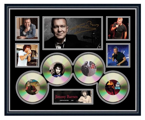 JIMMY BARNES COLD CHISEL SIGNED LIMITED EDITION FRAMED MEMORABILIA ...