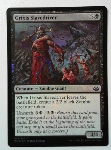 Grixis Slavedriver *FOIL Common* Magic MtG x1 Modern Masters 2017 SP | eBay