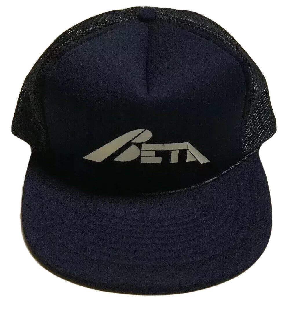 Vtg Beta Trucker Hat Business Company Logo Snapback C… - Gem