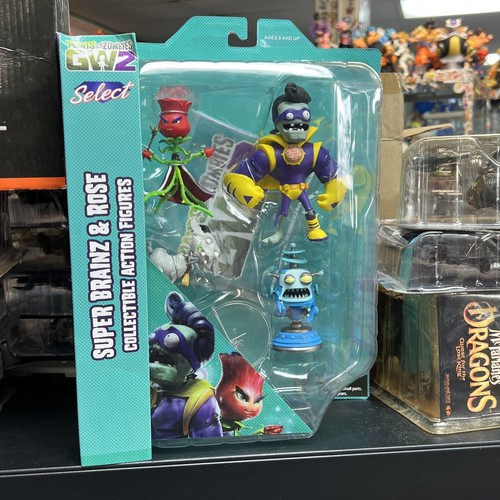 Diamond Select Plants vs Zombies GW 2 Rose vs. Captain Brainz Action ...