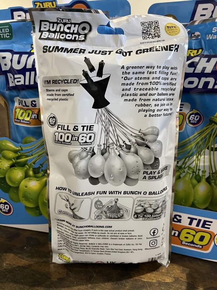 24 Packs of Bunch O Balloon 100 Self Sealing Water Balloon Per Pack ...