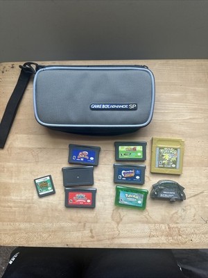 Game Boy Advance Case with Game Cartridge Collection, Pokémon Emerald ...
