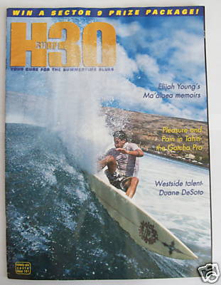 H3O HAWAIIAN SURFBOARD MAGAZINE HURLEY BRUCE IRONS FLETCHER Elijah ...