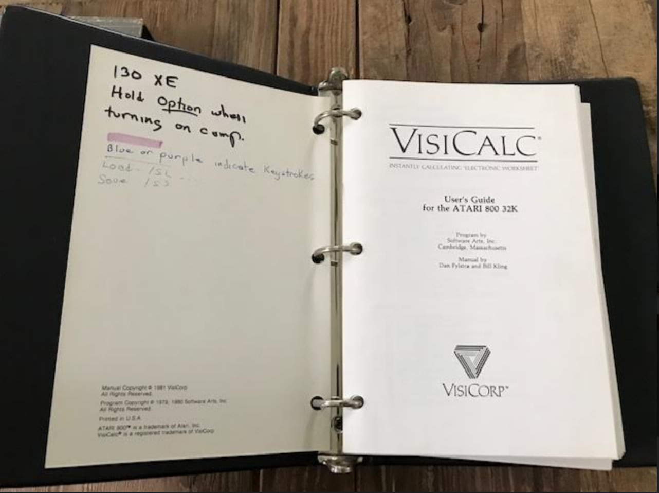 CLASSIC: VisiCalc by VisiCorp for Atari 400/800 | eBay