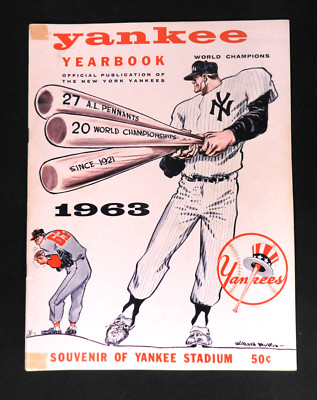 1963 New York Yankees Baseball Yearbook | eBay