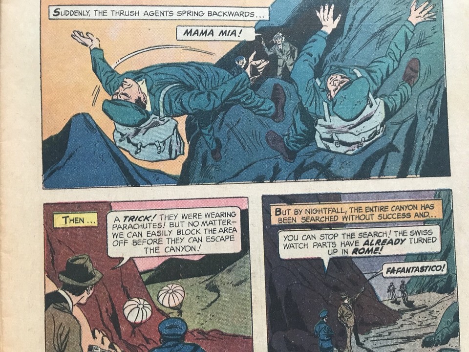 THE MAN FROM UNCLE #13 The Flying Clowns Affair 1967 GOLD KEY COMICS U ...