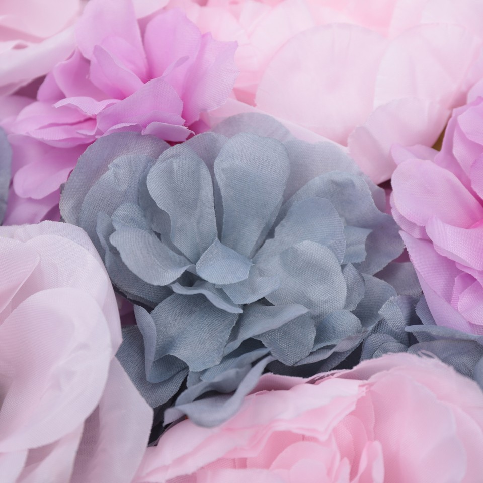 Artificial Wall Flower Backdrop 3D Silk Rose Wall Wedding Party ...