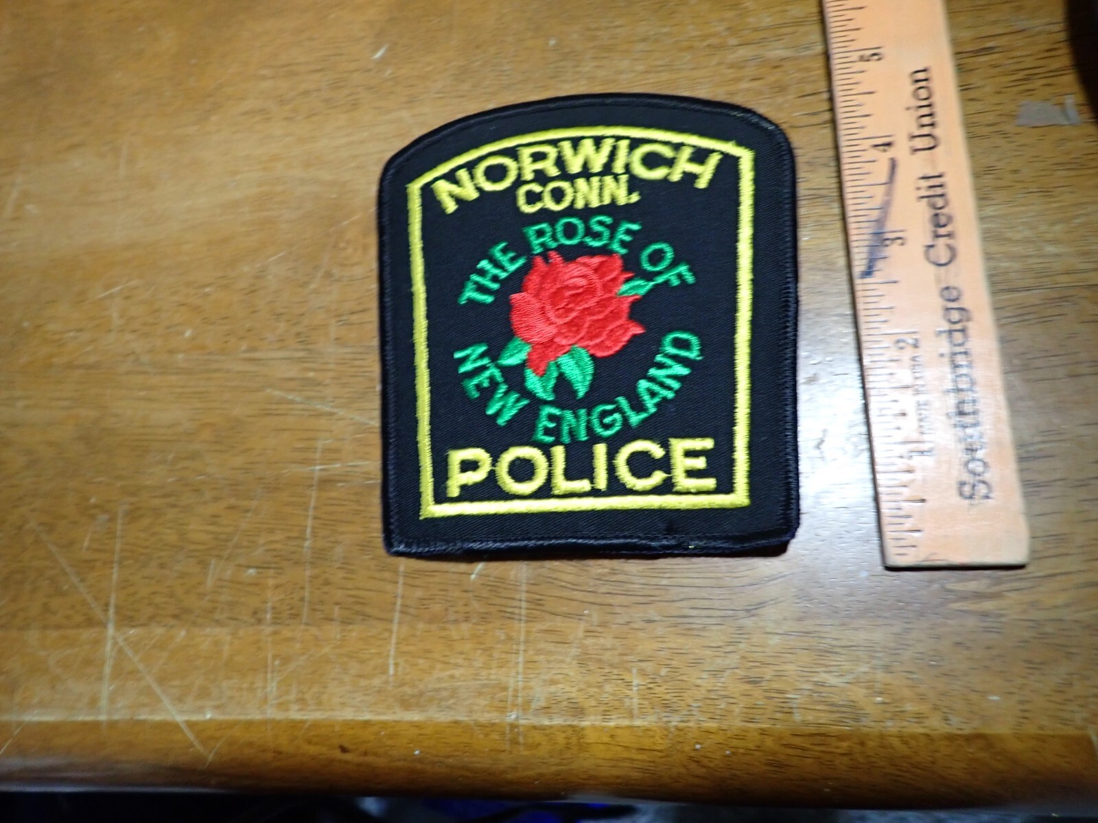 NORWICH CONNECTICUT EARLY OBSOLETE VEST PATCH BX 10#4 | eBay