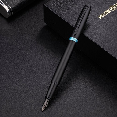 Hero E606 Fountain Pen Iridium Fine 0.5mm F Nib Rotary Ink Absorption ...