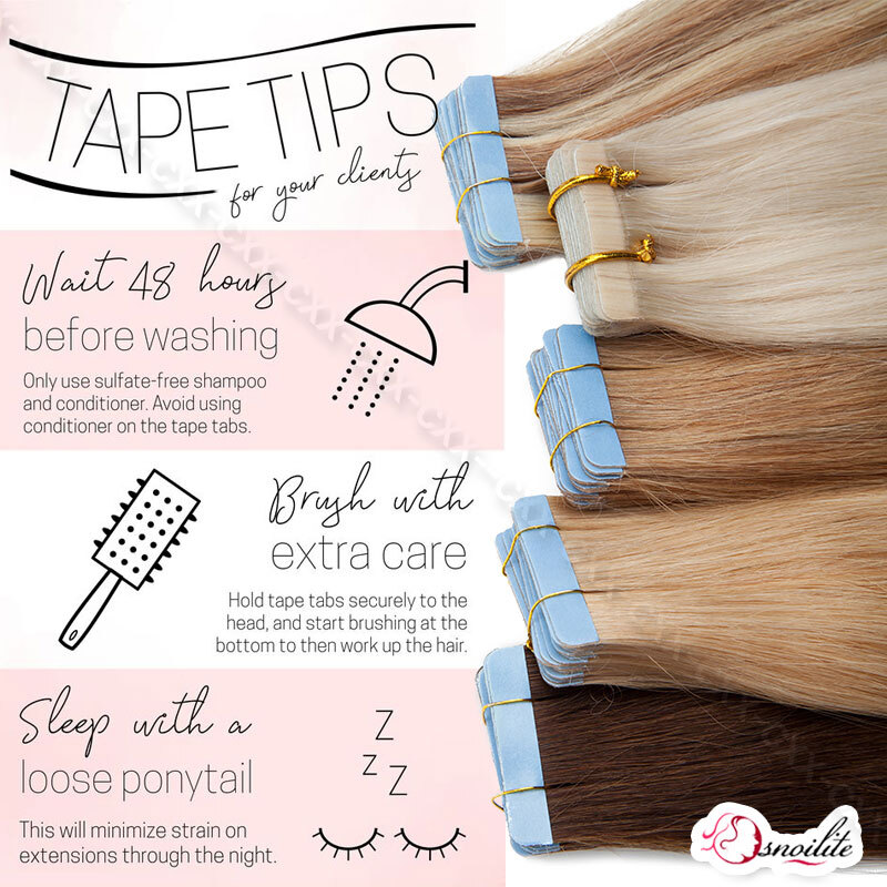 Champagne Blond Russian Tape In Human Hair Extensions Real Remy Skin ...