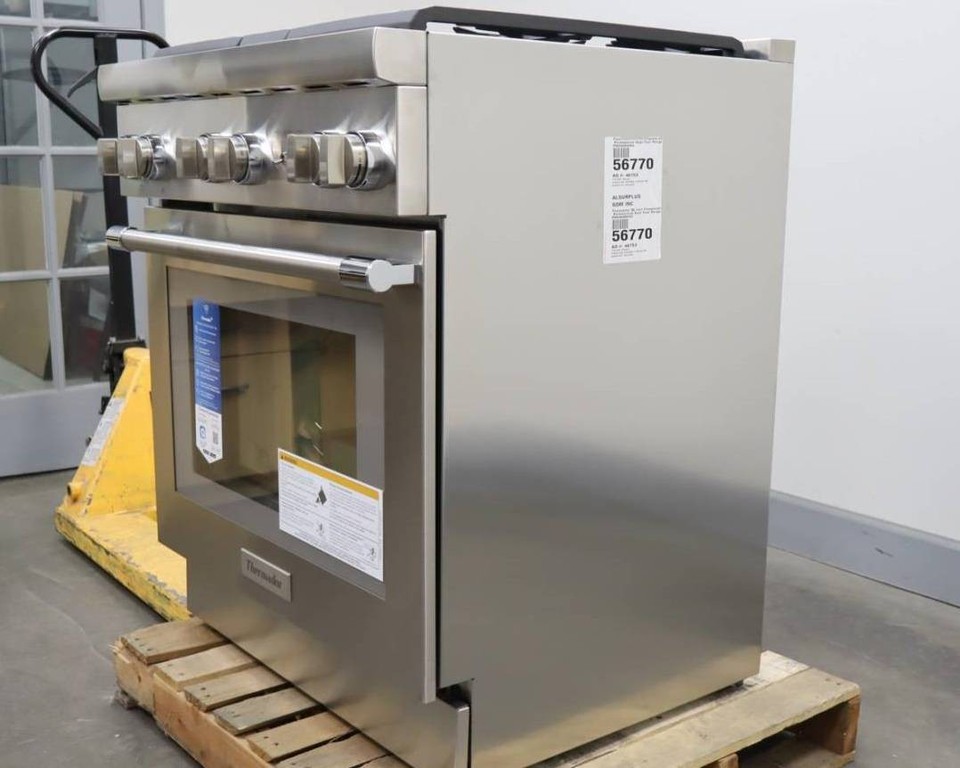 Thermador 30 Inch Stainless Freestanding Professional Dual Fuel Range ...